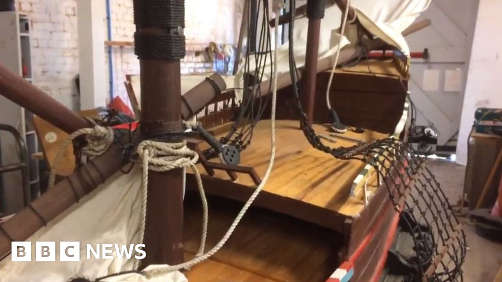 Harwich Mayflower replica to visit London Liverpool Street - BBC News
