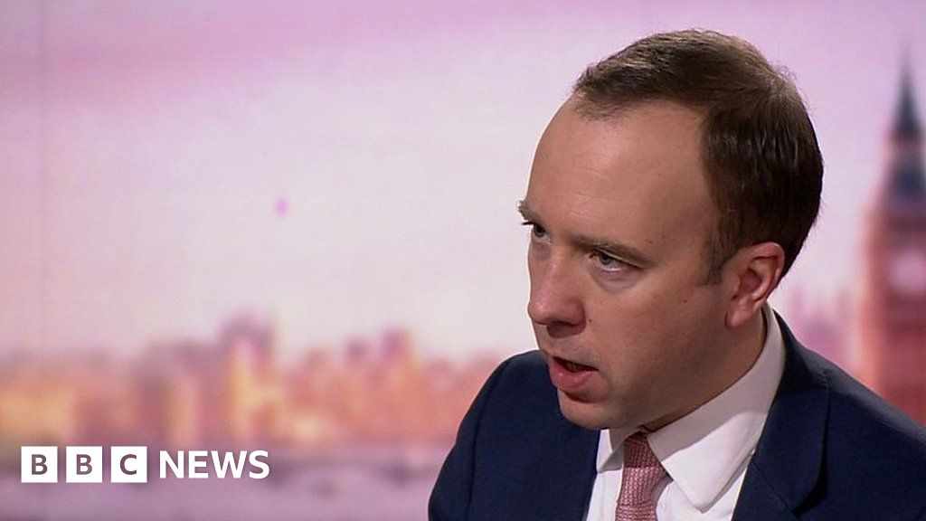 Covid 19 Hancock Urges Public To Act Like You Have The Virus