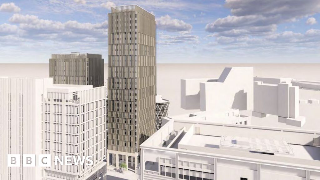 Plans to build Newcastle's tallest building submitted - BBC News