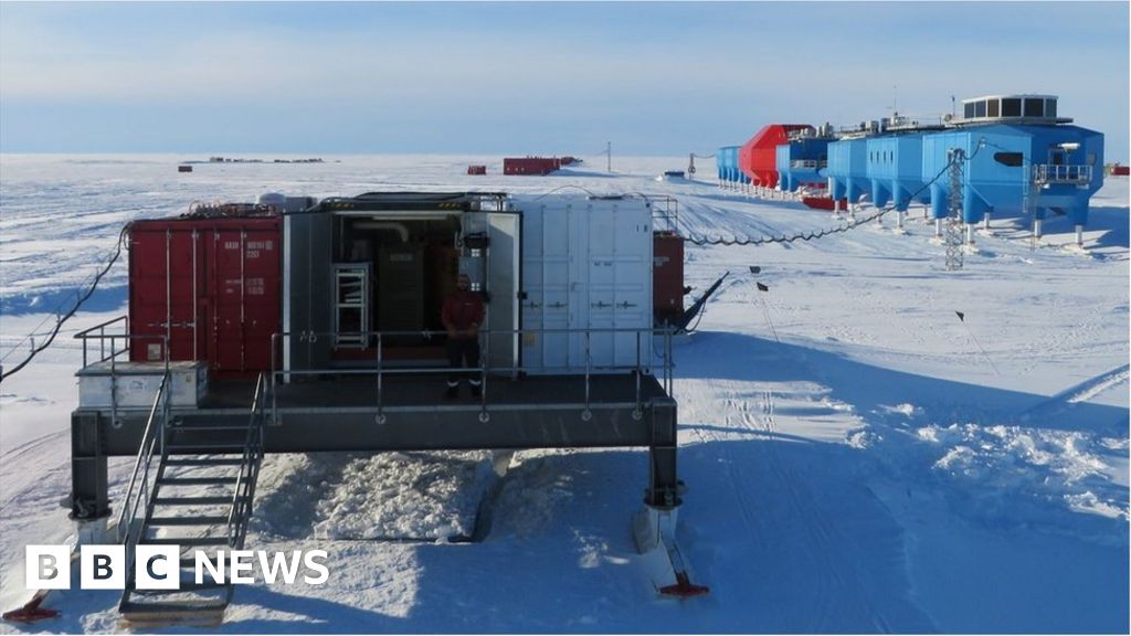 'Jet in a box' powers remote Halley Antarctic base - BBC News