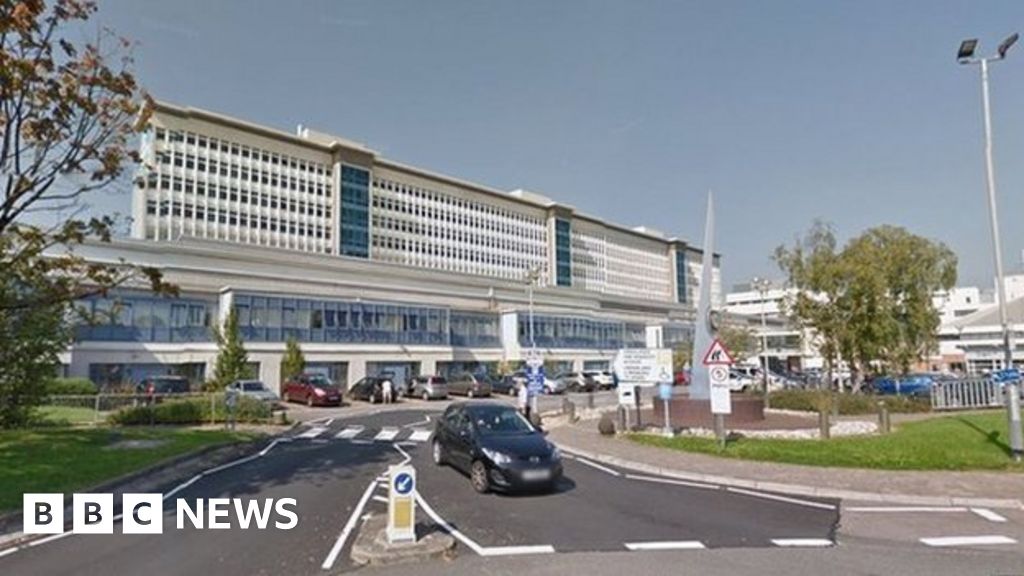 Cardiff's University Hospital of Wales concourse evacuated - BBC News