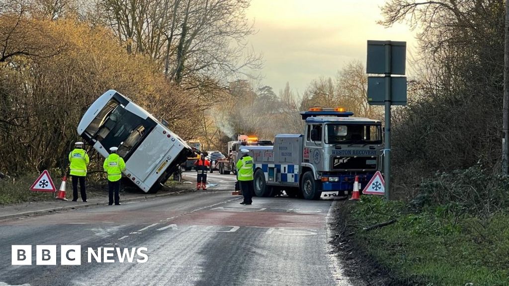 Hinkley Point C bus crash: Drivers face no further action - BBC News