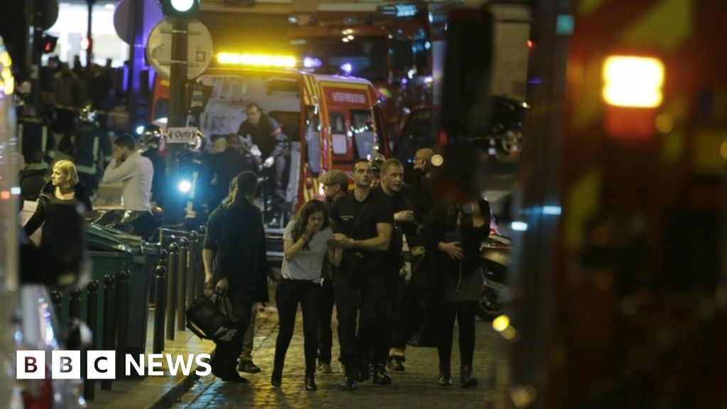 Paris shootings and explosions: In pictures - BBC News