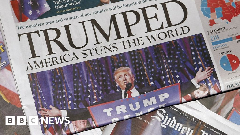 Have American newspapers given Donald Trump a gift? - BBC News