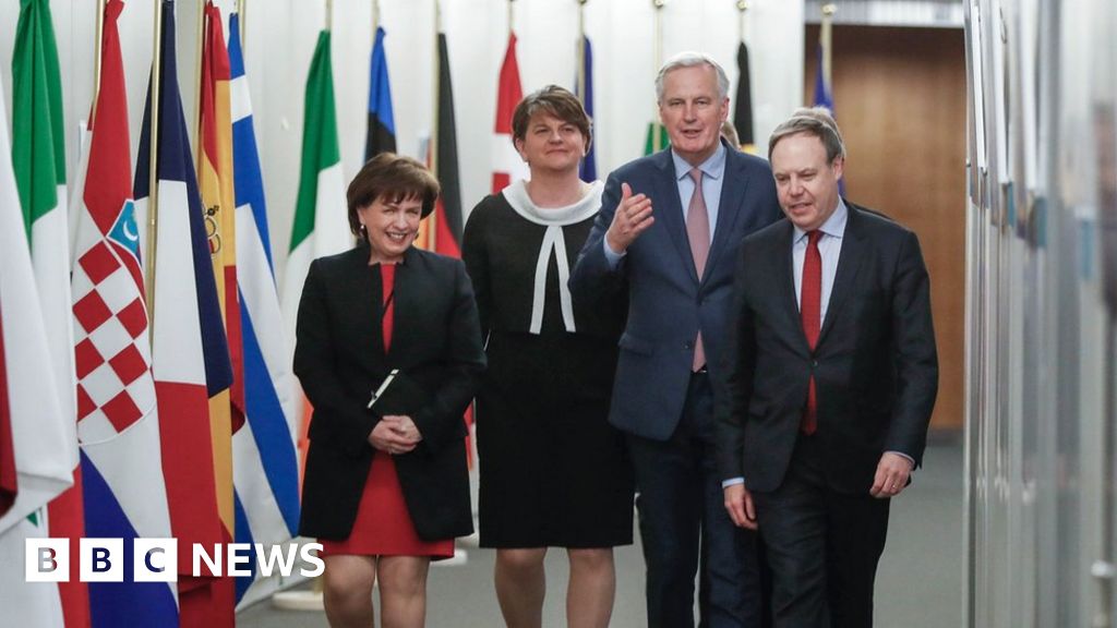 DUP meets EU's chief Brexit negotiator, Michel Barnier