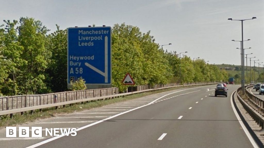 Bury M66 pedestrian hit and killed by vehicles - BBC News