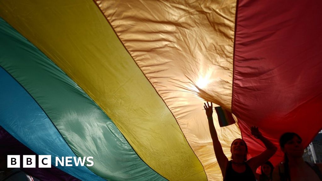 Amazing images of the rainbow flag around the world - BBC News