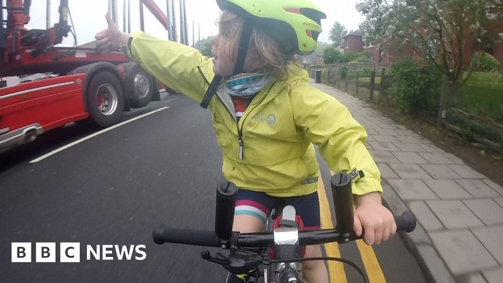 'Famous' cyclist, 4, in Land's End to John O'Groats record ride bid ...