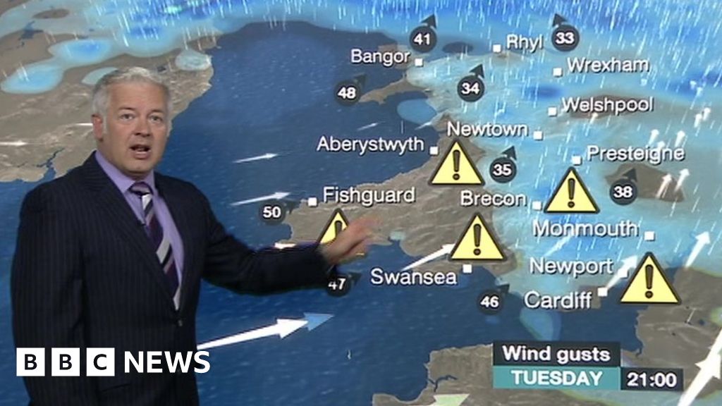 Wales weather warning for Storm Aileen
