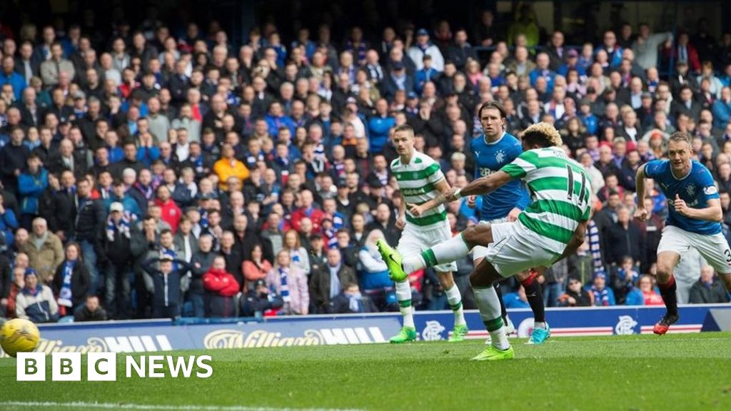 Rangers fan admits making racist gesture at Celtic clash - BBC News