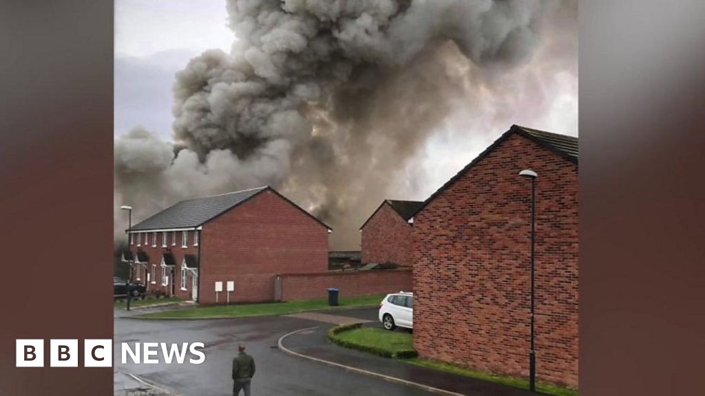 Fire crews tackle blaze at Masons Gin distillery - BBC News
