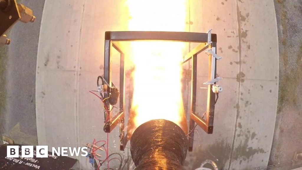 Vector rocket launches from Georgia - BBC News