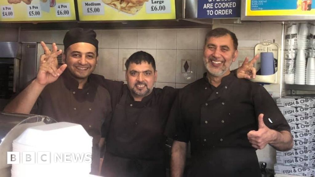 Cardiff chip shop to open on Christmas Day for homeless - BBC News