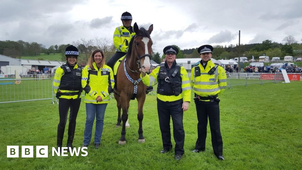 Dyfed-Powys Police specials saddle up to fight crime - BBC News