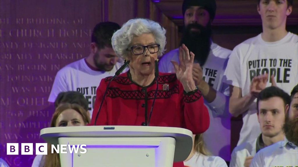 People's Vote: Betty Boothroyd says 'nobody voted for this mess' - BBC News