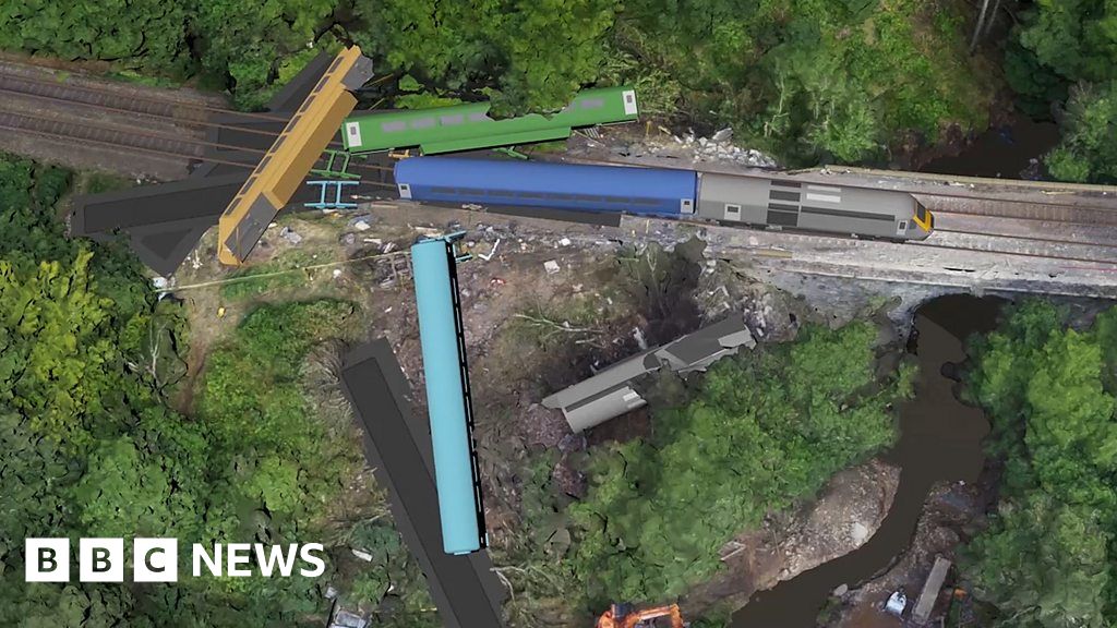 Animation reconstructs moment of Stonehaven train derailment