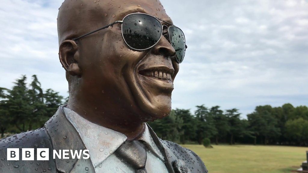 Meet South Africa's 'king of tombstone bling'