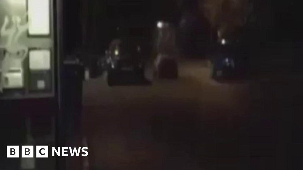 Armed boy filmed on stolen forklift