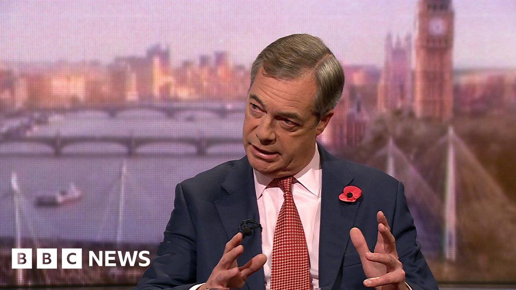 Nigel Farage: I won't stand as candidate in election - BBC News