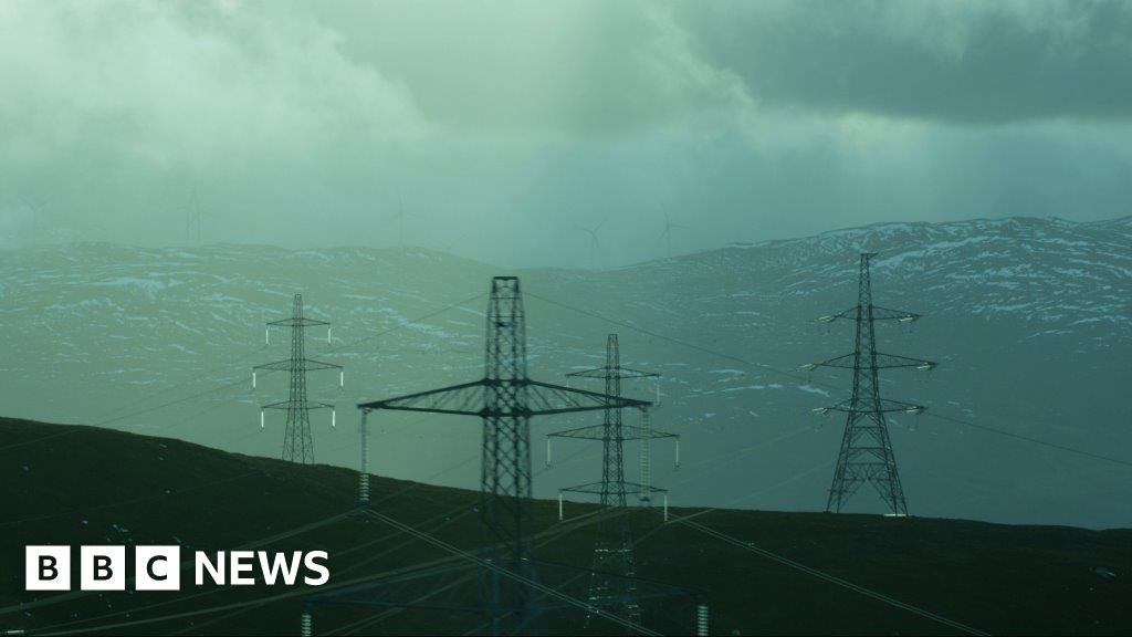 Controversial Beauly to Denny power line fully operational - BBC News