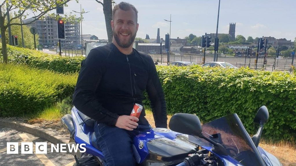 Family tribute to biker who died after Staffordshire crash - BBC News