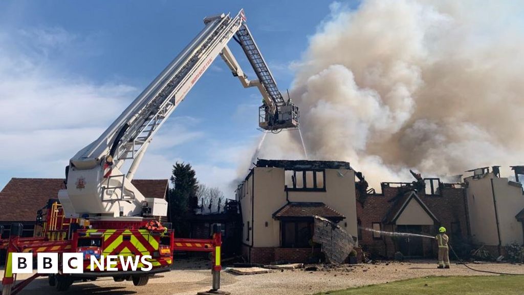 Tolleshunt Knights house fire causes roof to collapse