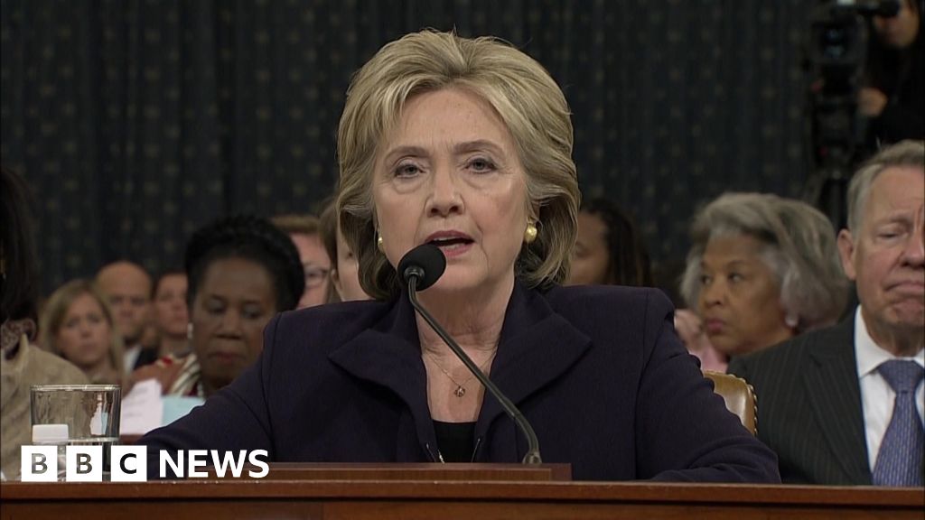 Hillary Clinton testifies on 2012 Benghazi consulate attack - BBC News