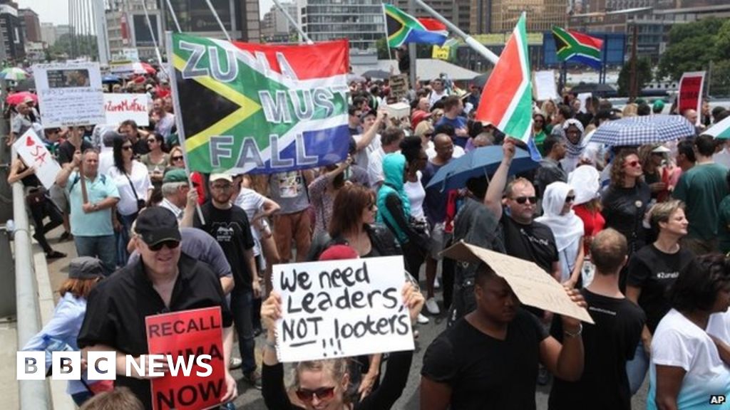 South Africa Zuma protests: 'The people have to stand up' - BBC News