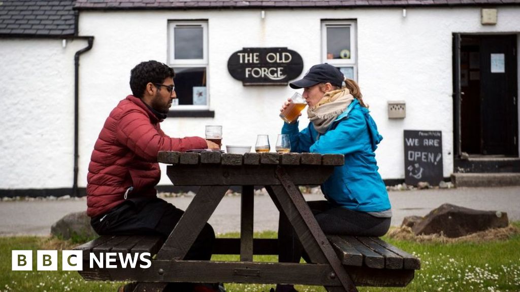 Britain's remotest mainland pub The Old Forge reopens after revamp ...