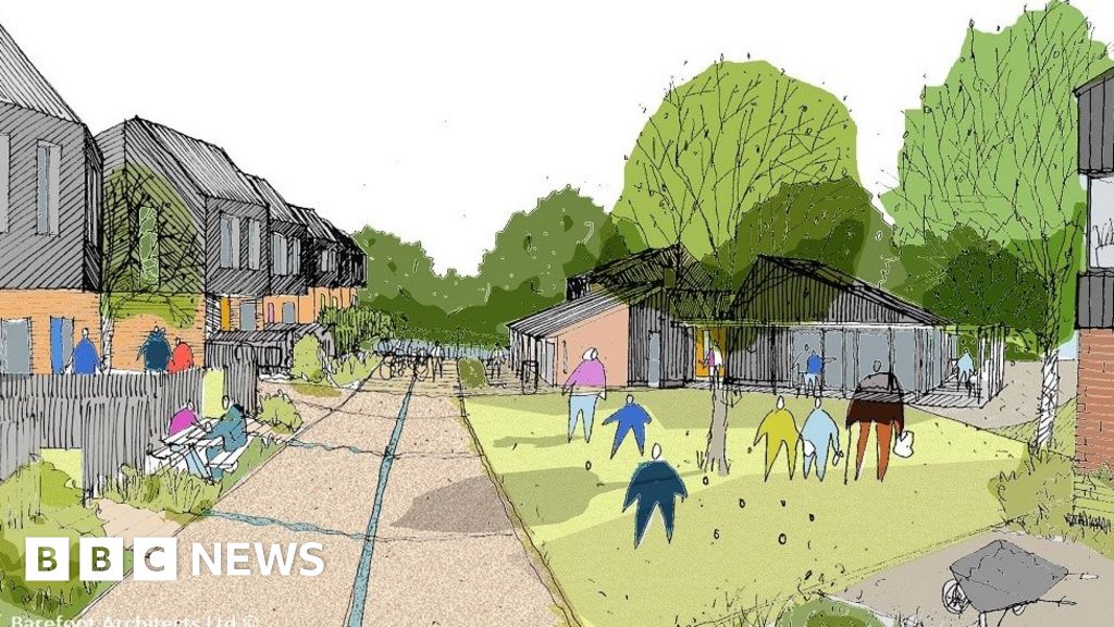 Bridport affordable housing scheme welcomes first residents - BBC News
