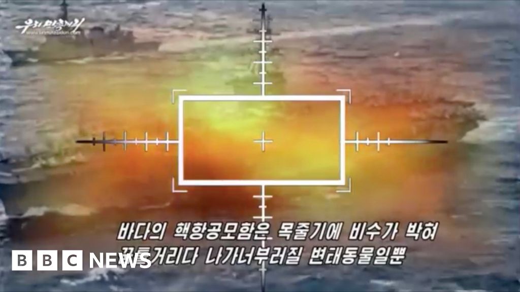 North Korea video imagines US forces' destruction - BBC News