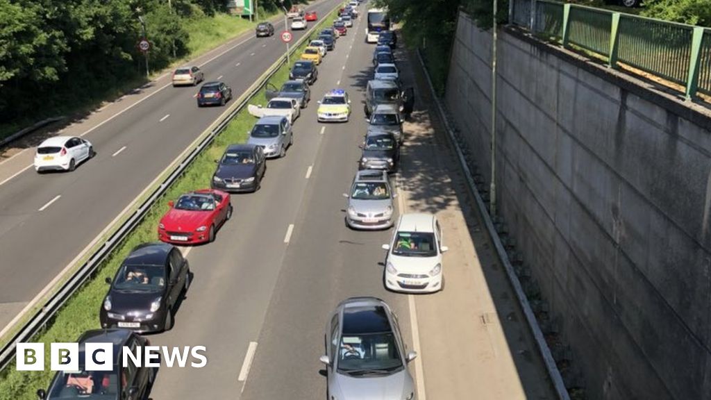 Cardiff's A48 Western Avenue reopens after crash - BBC News