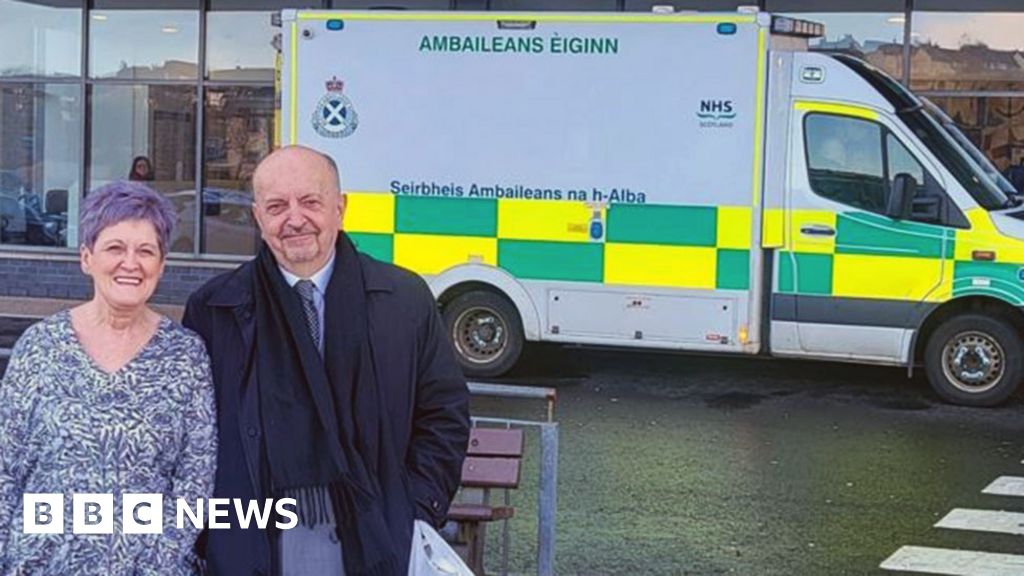 We've both worked for the NHS for 50 years - BBC News