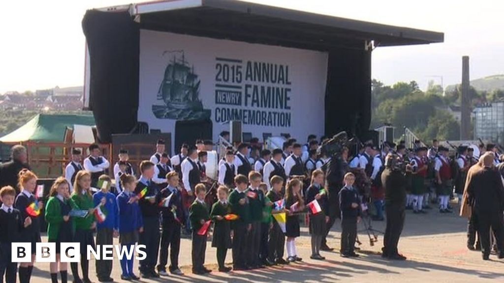 Irish Famine: Newry hosts first Northern Ireland commemoration ceremony ...