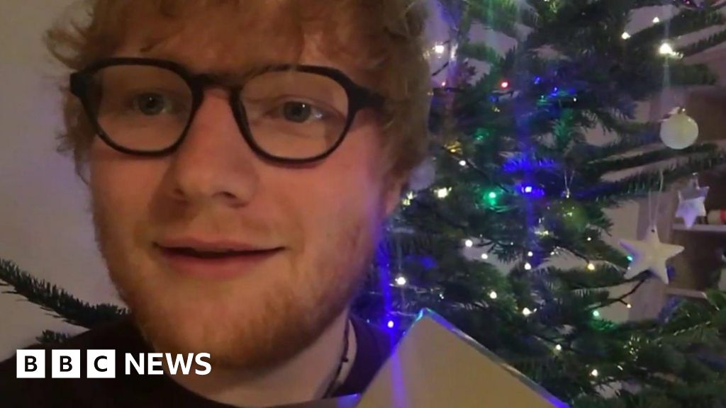 Ed Sheeran rounds off 2017 with Christmas number one - BBC News