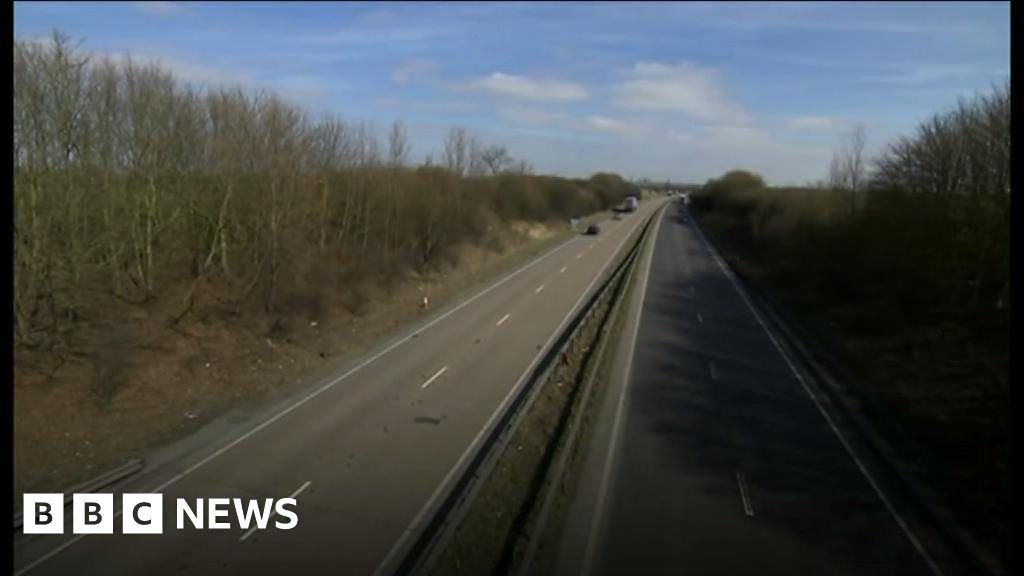 Work costing £10m to replace noisy road surface - BBC News