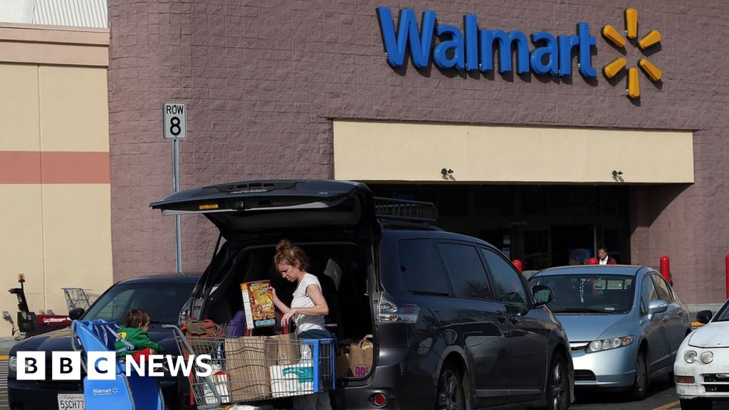 Walmart shares up 10% on news of online sales lift
