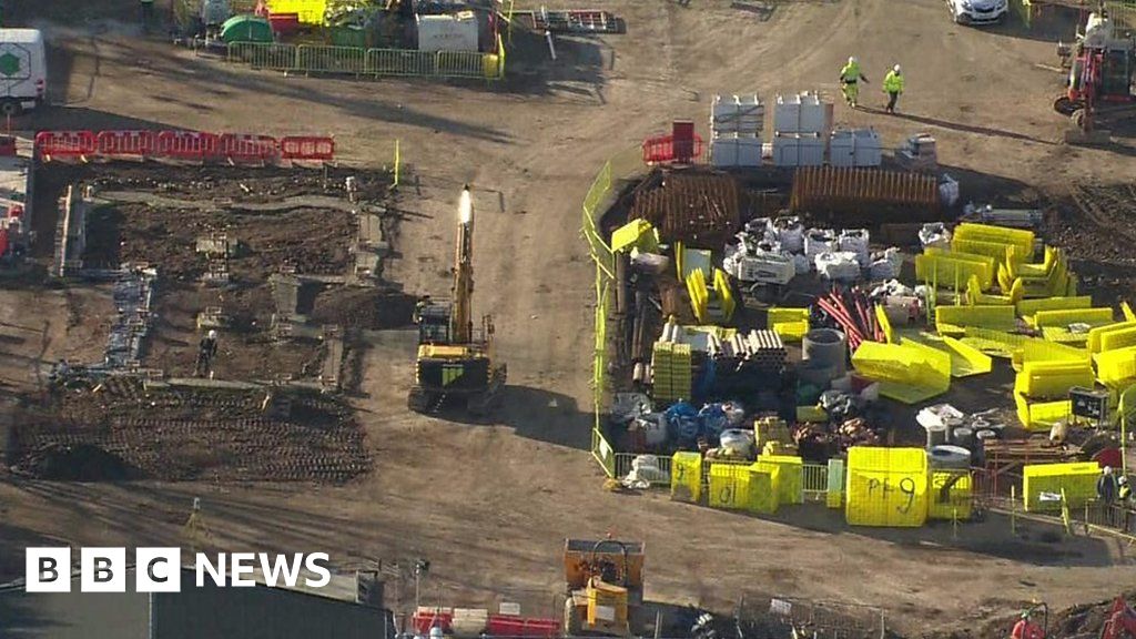 EastEnders: Aerial pictures of new set under construction