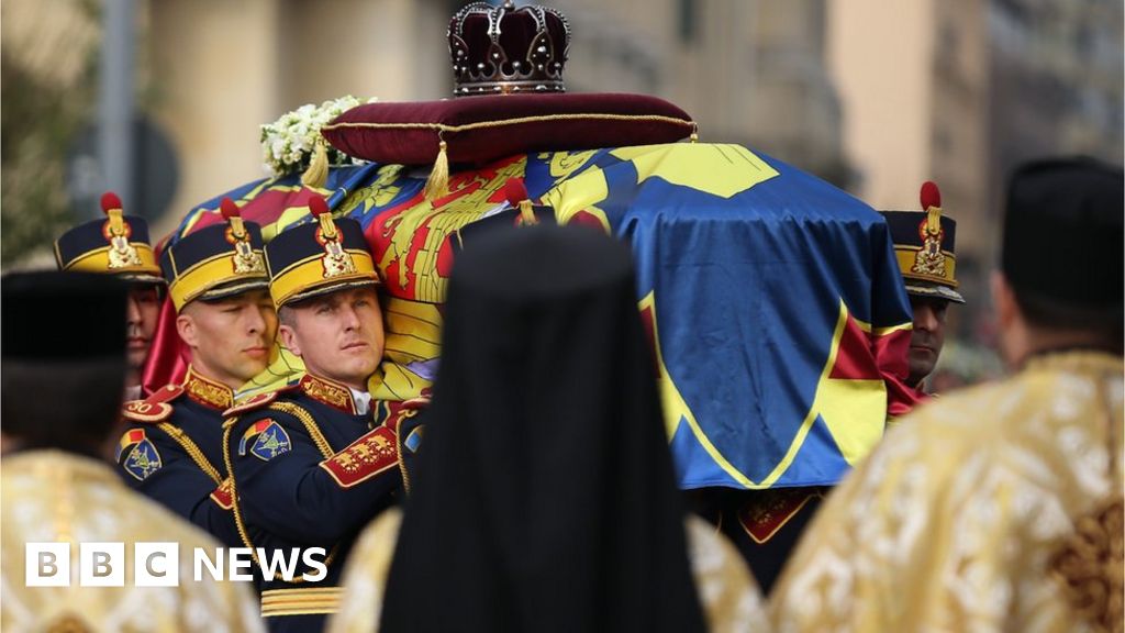 King Michael: Romania bids farewell to former monarch - BBC News