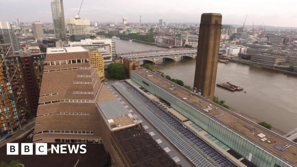 Tate Modern shows off new pyramid tower - BBC News