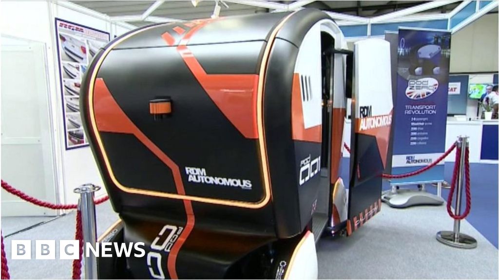 Coventry company unveils a driverless 'pod' vehicle - BBC News