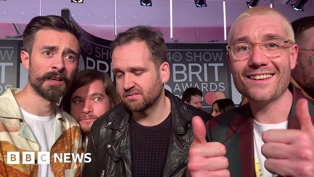 Bastille practice their 'gracious loser' faces