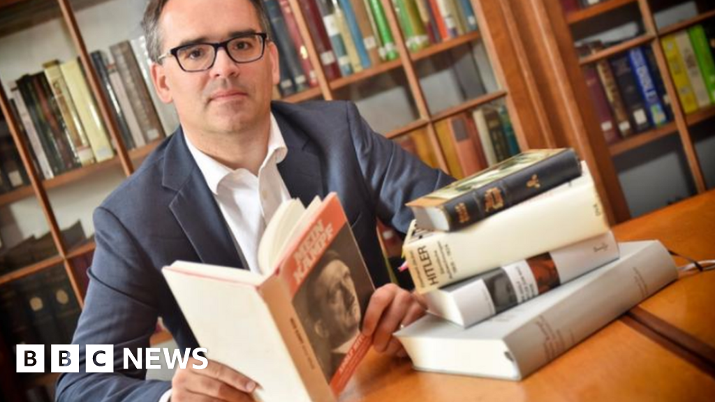 Adolf Hitler was 'real author' of first biography - BBC News