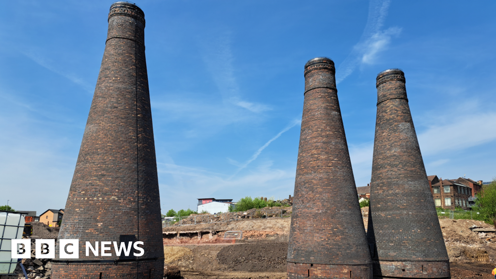 Burslem bottle kilns restored ahead of house building work