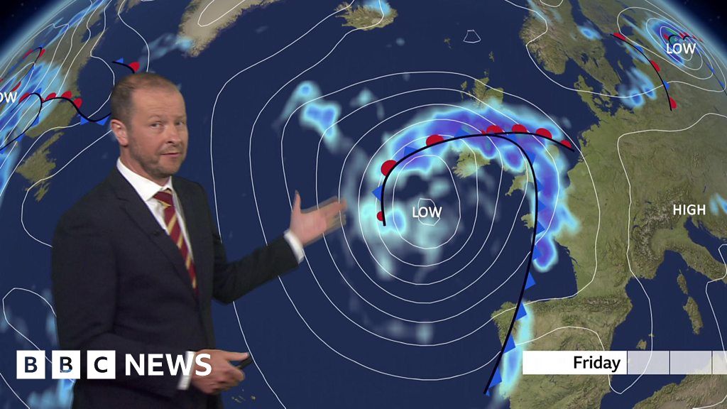 UK Weather forecast: Heavy rain and strong winds expected