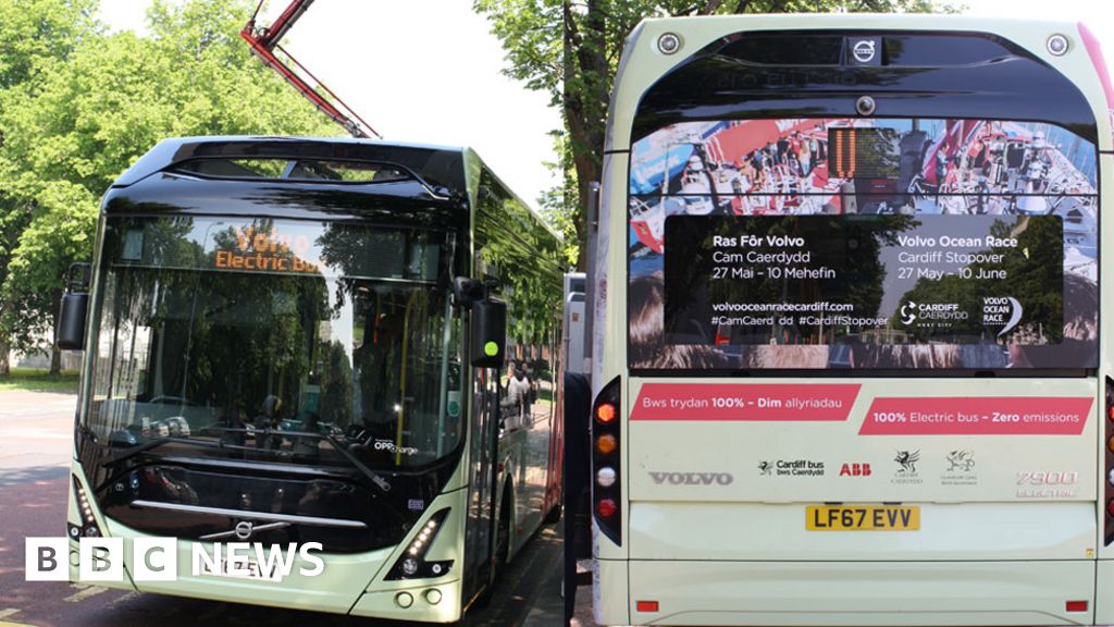 Electric buses for Cardiff and Caerphilly win funding