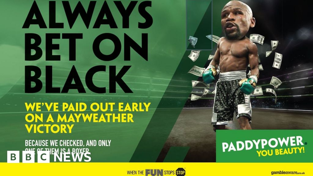 Floyd Mayweather 'always bet on black' advert banned on race grounds