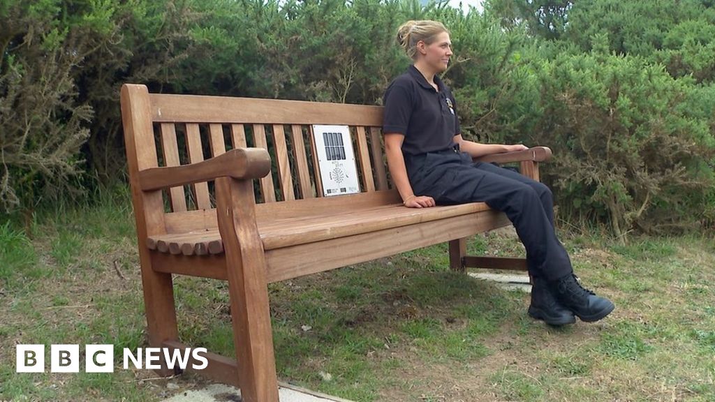 Firefighters use sonic bench designed to help with stress