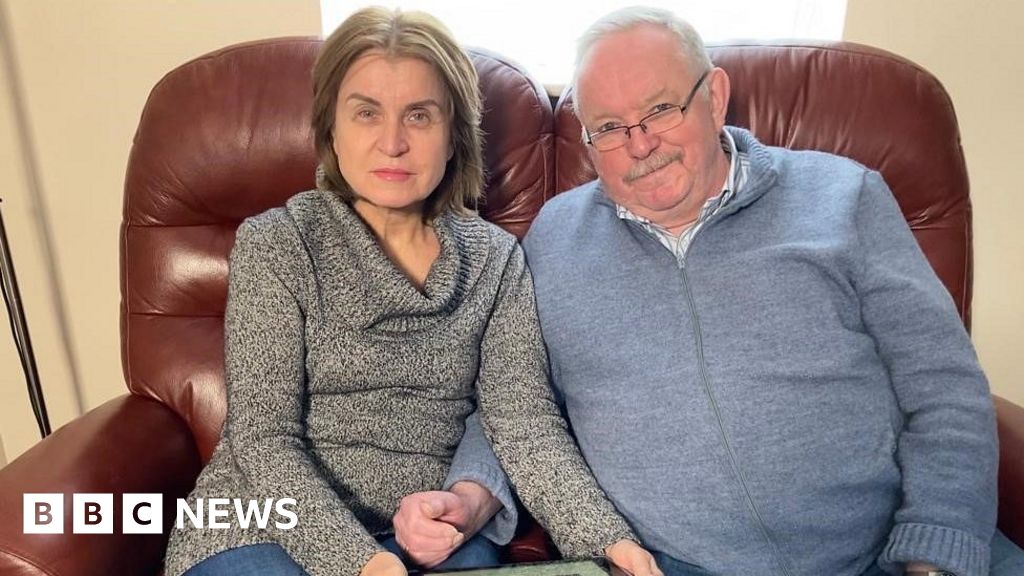 Ukraine: Woman's heartbreak after fleeing home in Odessa