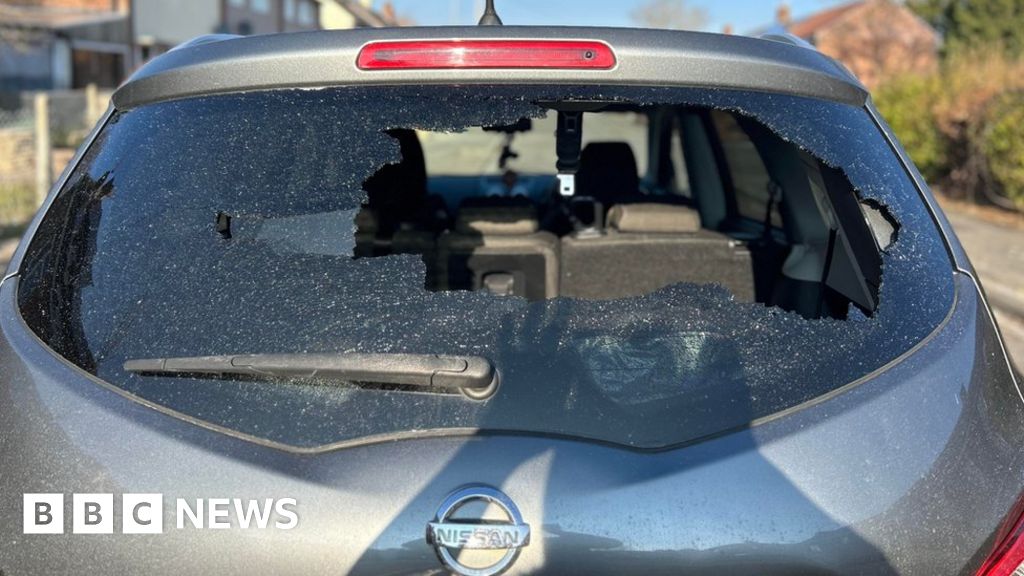 Young mum's car damaged as 'multiple' vehicles targeted - BBC News